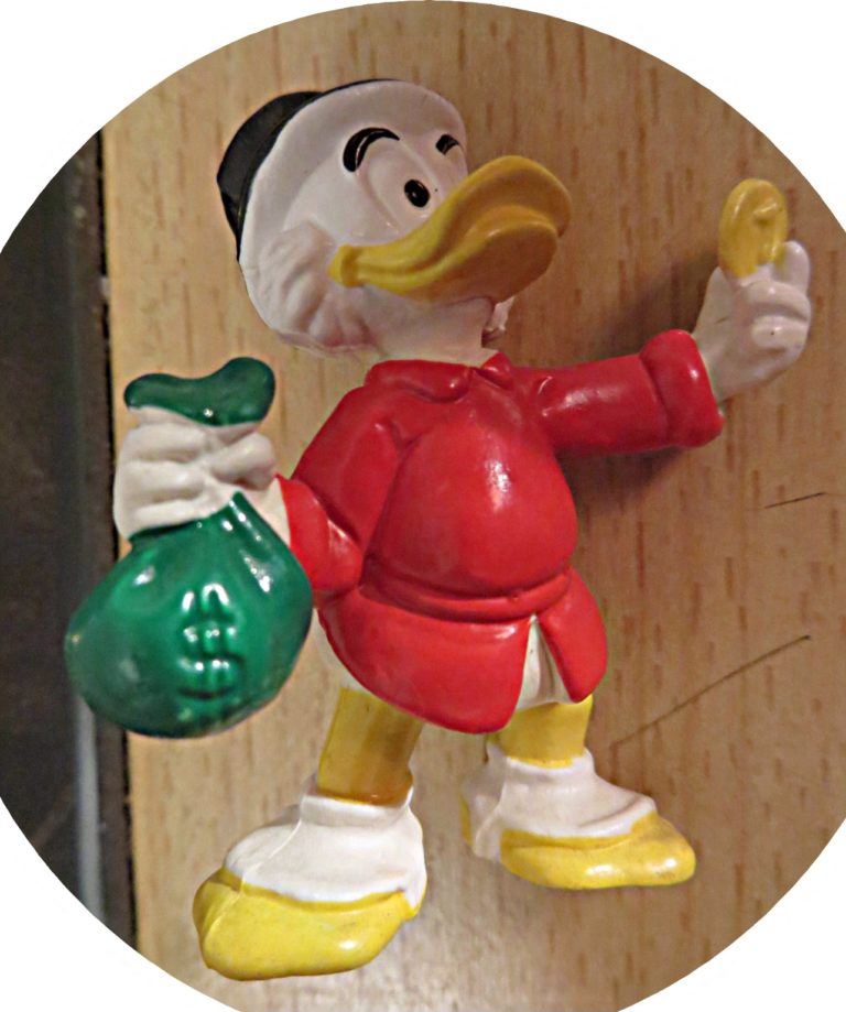 Dagobert Duck Glueckstaler Bully – Scrooge McDuck / Uncle Scrooge – SAMMLERCLUB / COLLECTORS ...