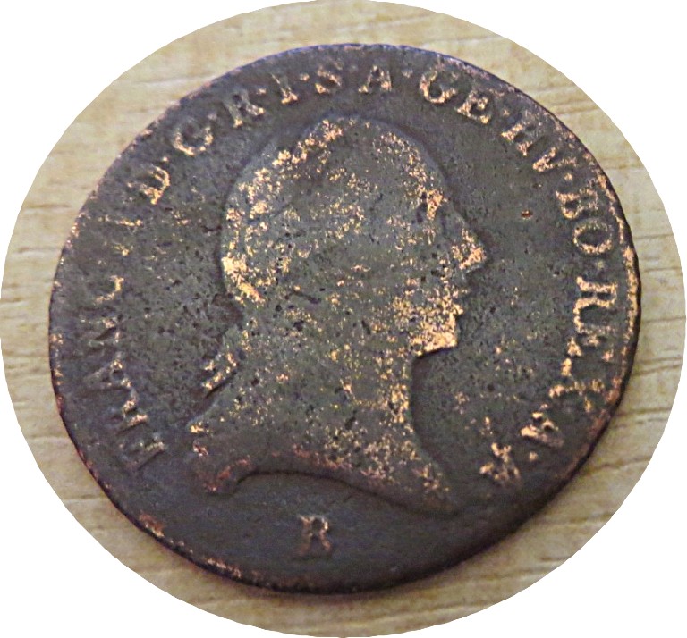 1 Kreuzer 1800 F Kaiser Franz I. v. Österreich (Franz II. ) 1792 – 1835 ...
