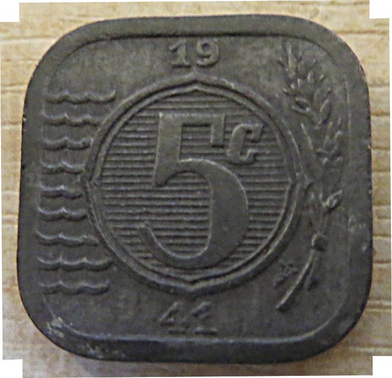 5 Cent 1941 Holland Münzen – SAMMLER CLUB / COLLECTORS CLUB / VINTAGE CLUB / STAMPS AND COINS ...