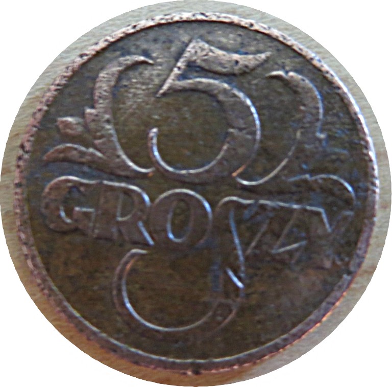 5 Groszy 1936 Polen Münzen – SAMMLERCLUB / COLLECTORS CLUB / VINTAGE CLUB / STAMPS AND COINS ...