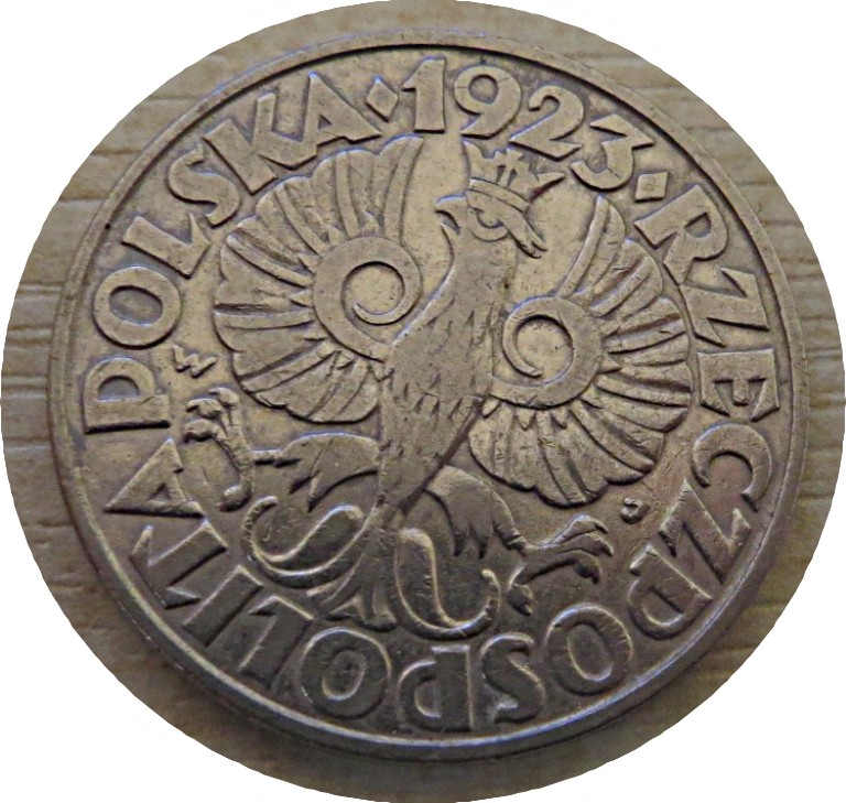 50 Groszy 1923 Polen Münzen – SAMMLERCLUB / COLLECTORS CLUB / VINTAGE CLUB / STAMPS AND COINS ...