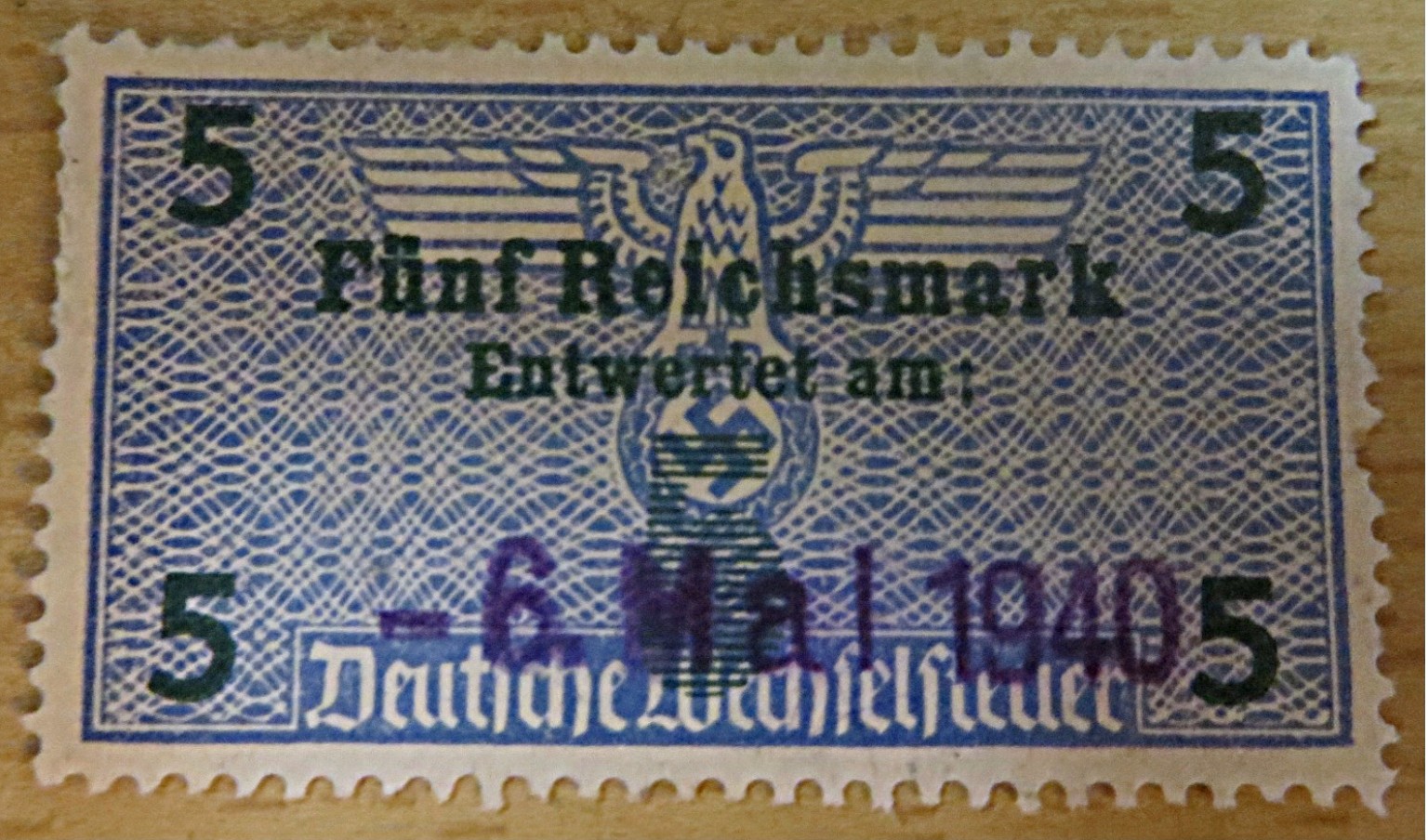Deutsche Wechselsteuer 1938 Fiskalmarken Deutschland – German revenue ...
