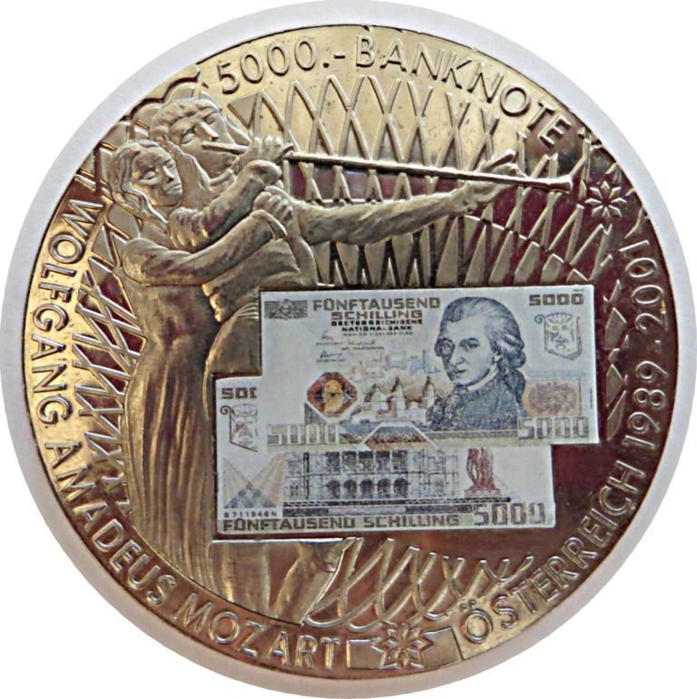 Gedenkmünze – Abschied einer Währung – 5000 Schilling – SAMMLER CLUB / COLLECTORS CLUB / VINTAGE ...